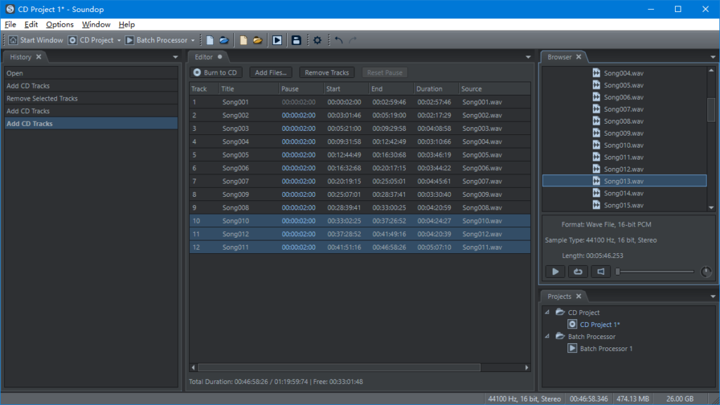Soundop - Professional Audio Editing Software for Windows